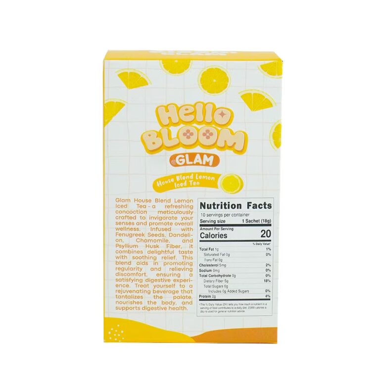 Hello Bloom Glam House Blend Lemon Iced Tea - Thundasphere